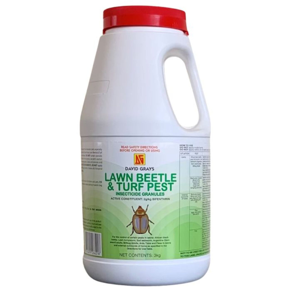 David Grays Lawn Beetle & Turf Pest Insecticide Granules 3kg – Lumpys ...