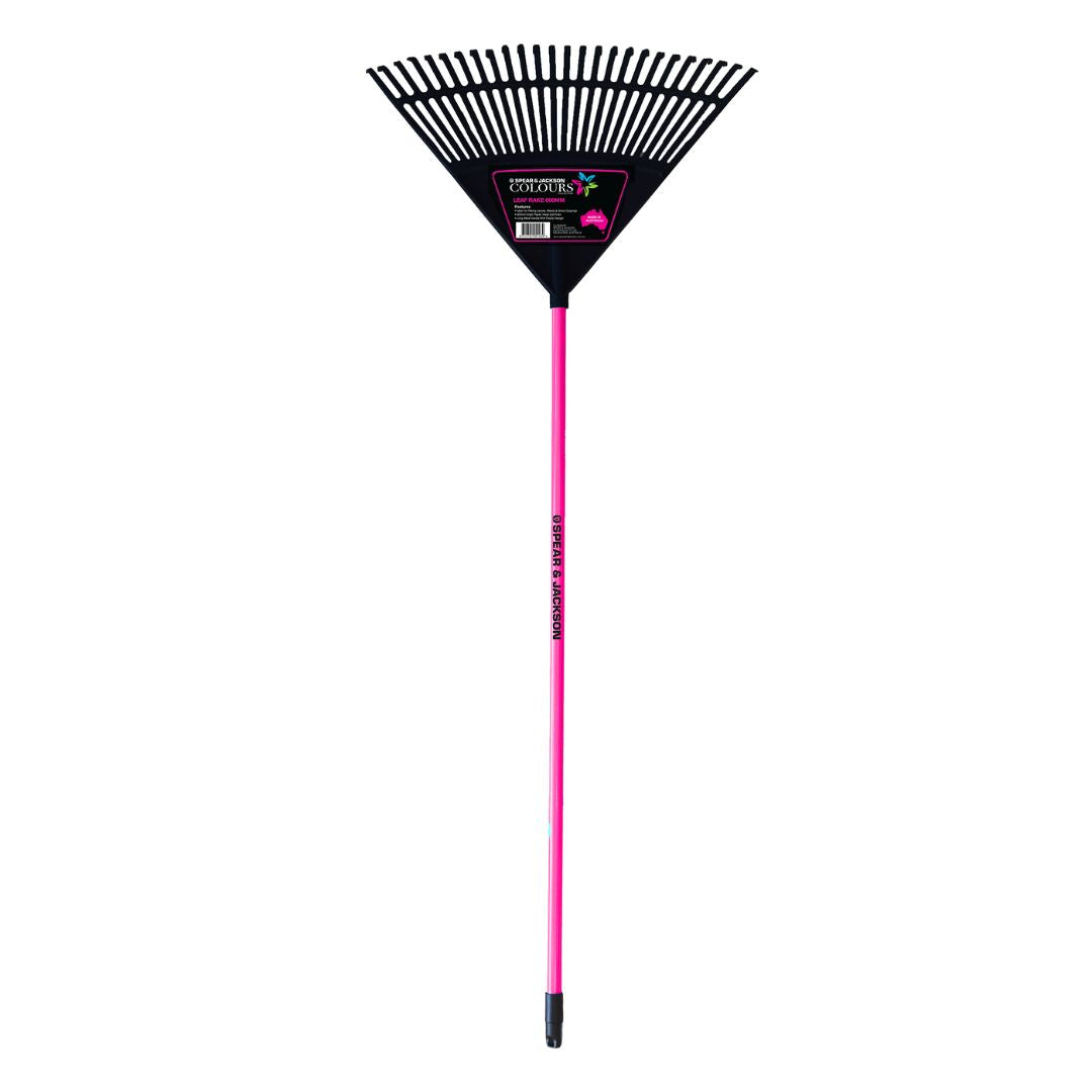 Spear & Jackson Colours Leaf Rake 600mm Pink – Lumpys Nursery ...