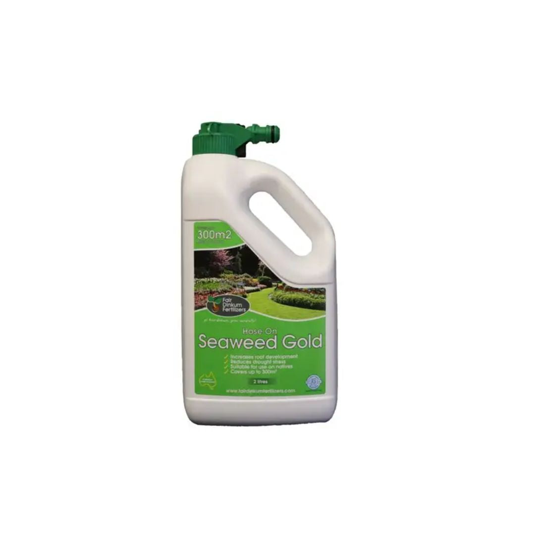 Fair Dinkum Fertilizer Seaweed Gold 2l Hoseon – Lumpys Nursery ...